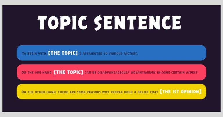 Topic Sentence Là Gì? Cách Viết Topic Sentence IELTS Writing
